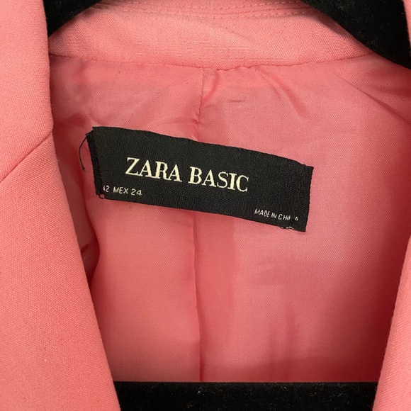 Zara | Jackets & Coats | Zara Pink Blazer | Poshmark